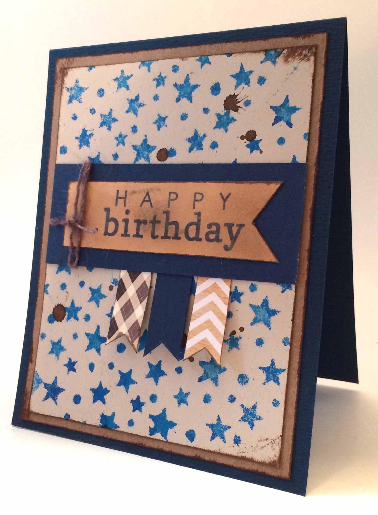 Card #5 – Birthday Card for a Guy – {31 Days of Cards} | While Walking ...